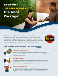 UPS & Unishippers: The Parcel Advantage Behind Every Franchise
